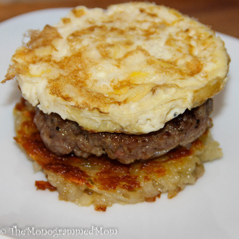 Sausage Egg Hashbrown Stacks {Whole30} {Paleo} – The Monogrammed Mom